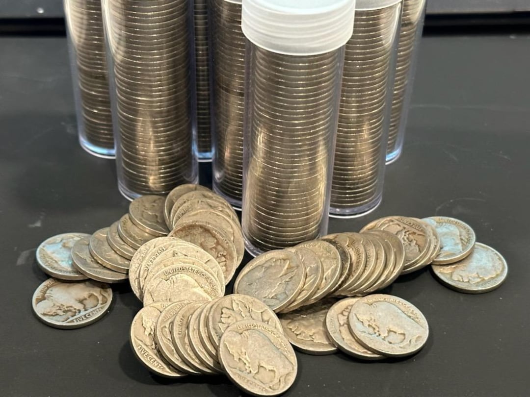 Roll of Dateless BUFFALO NICKELS - Etsy