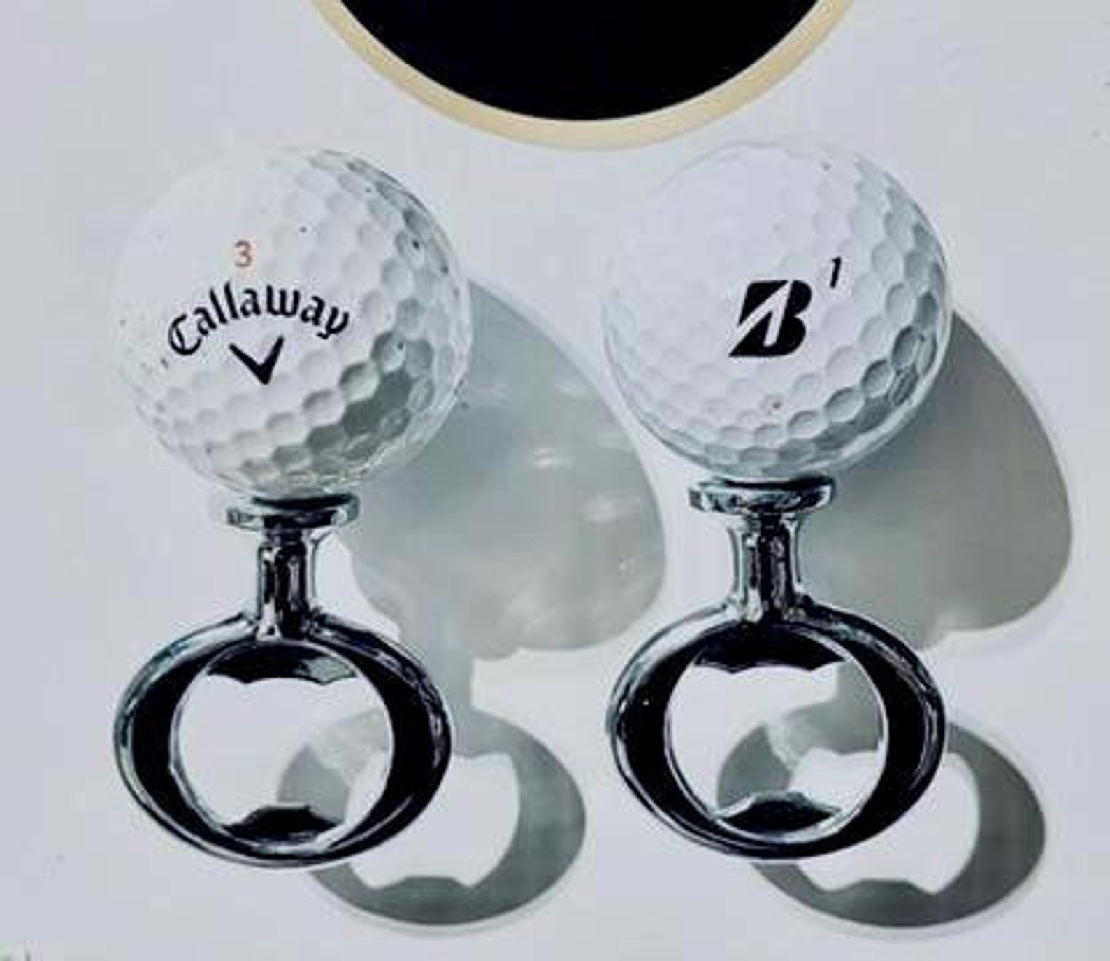 Golf Ball Magnet Bottle Opener - 2 Pack - Gift, Father's Day, Christmas ...