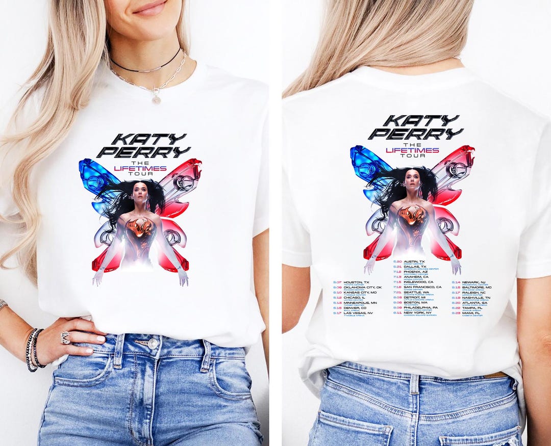 Katy Perry Graphic Shirt, Katy Perry the Lifetime Tour 2025 Shirt, Katy ...