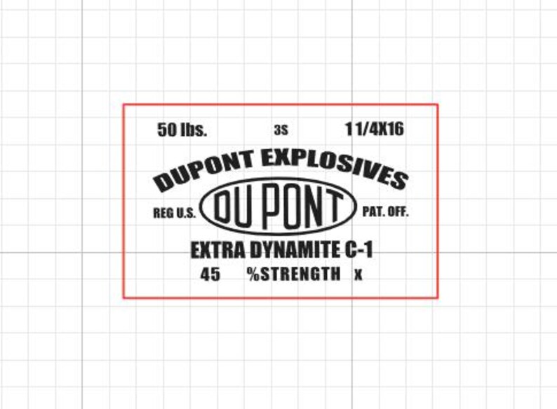 DUPONT Dynamite Box Logo SVG - Etsy