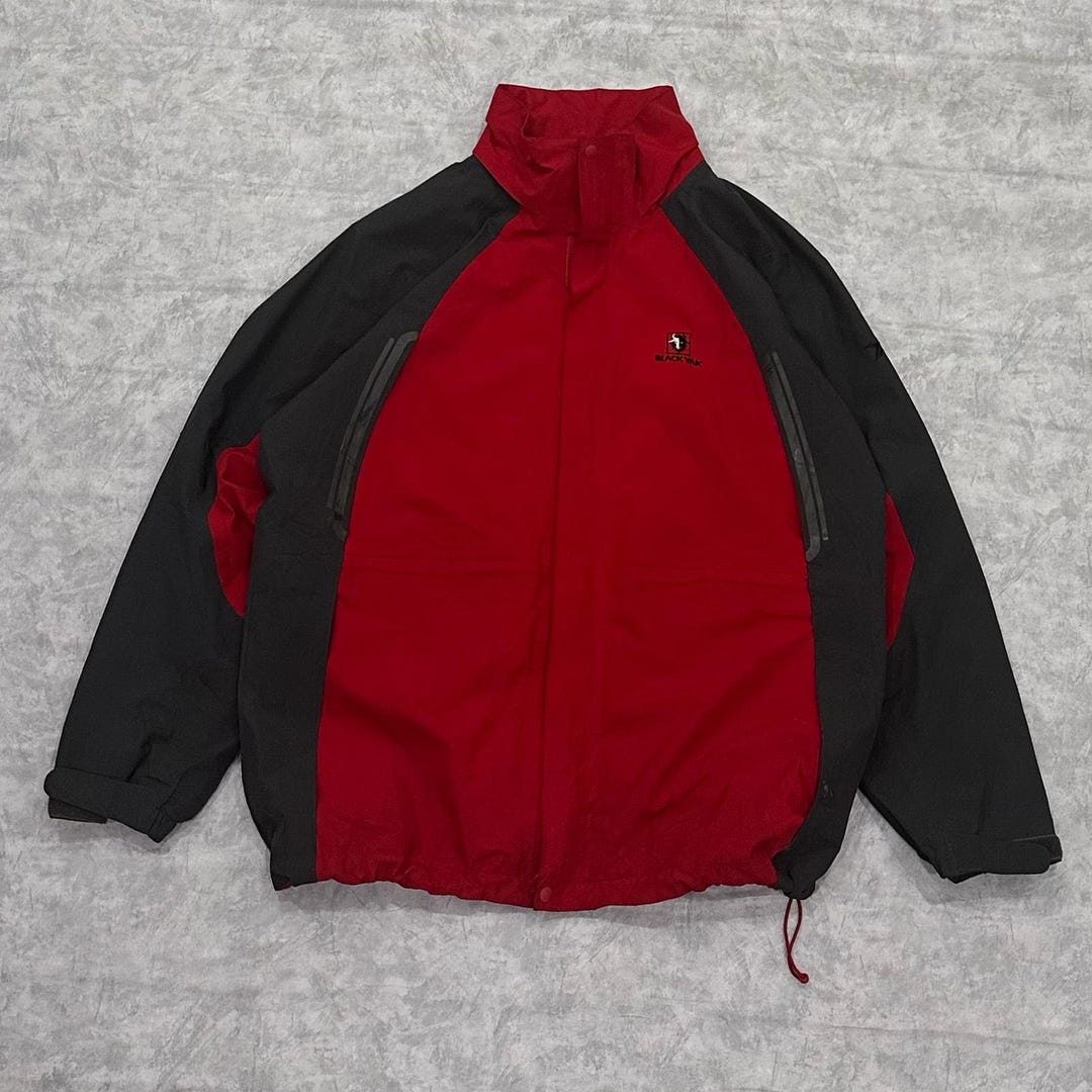 Vintage Black Yak Jacket - Waterproof, Mountain Outdoor Style - Etsy