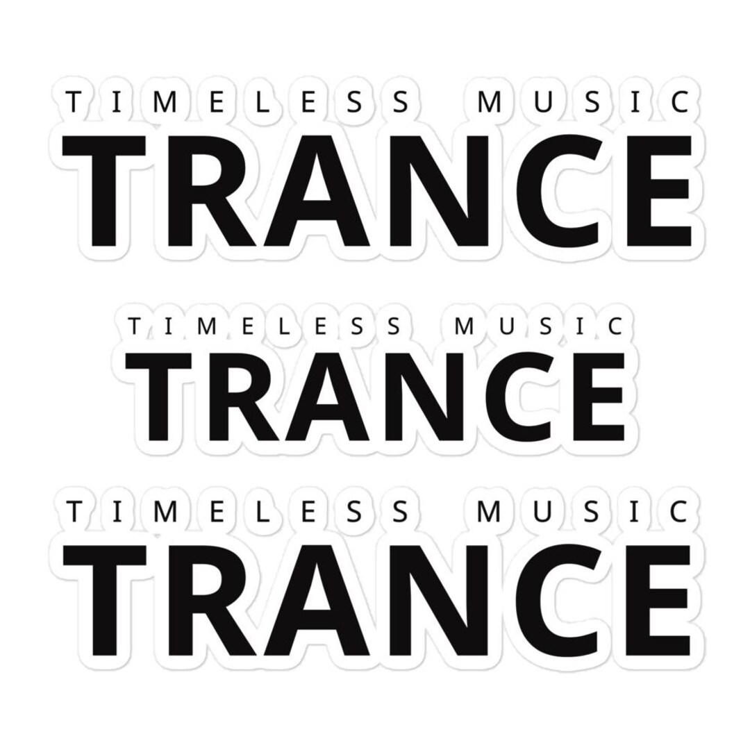 Trance Music Sticker Sticker Gift Laptop Sticker Bubble-free Sticker ...