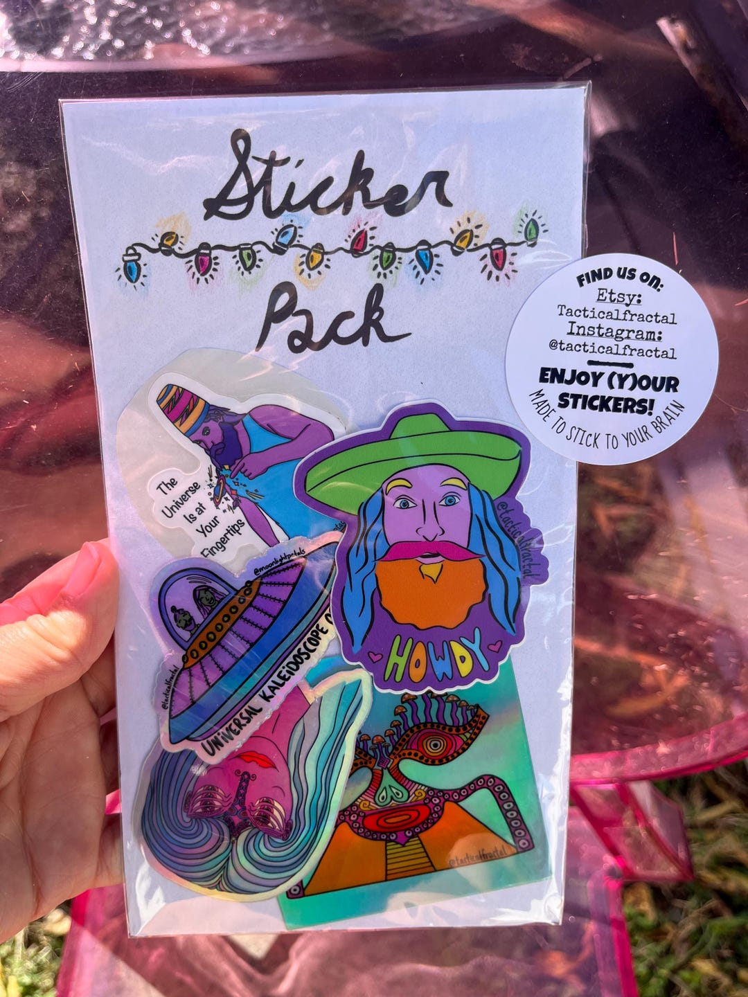 Cosmic Sticker Pack ( Mix Pack of 5 Stickers) - Etsy