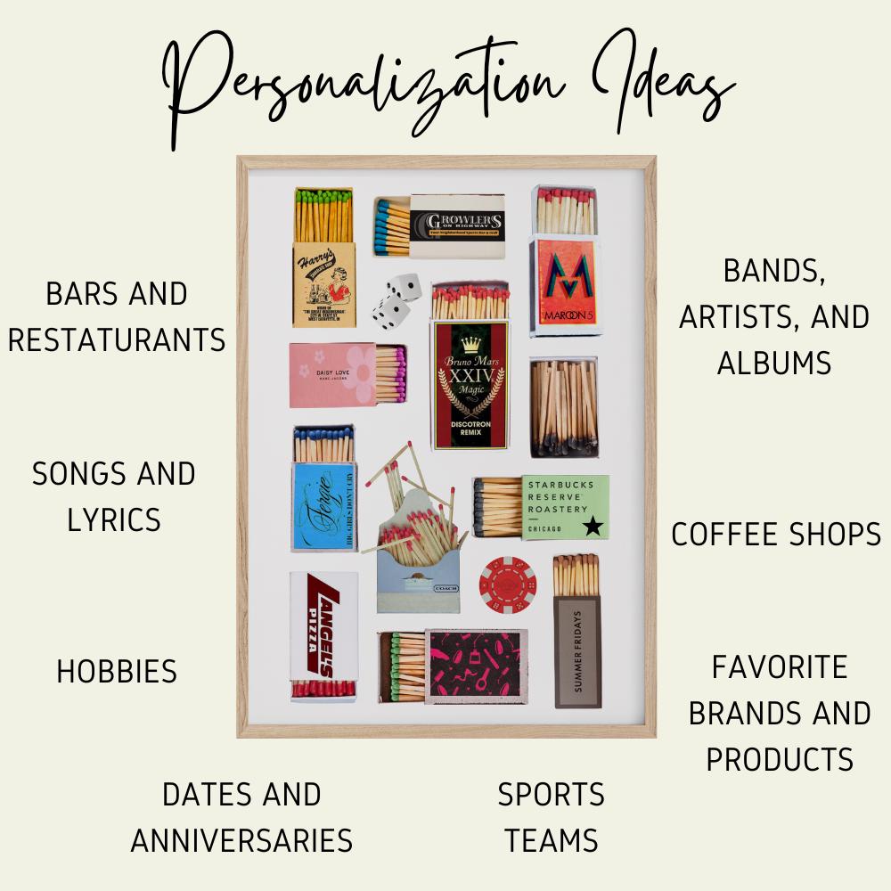 Custom Match Box Print, DIGITAL DOWNLOAD, Custom Wall Art - Etsy