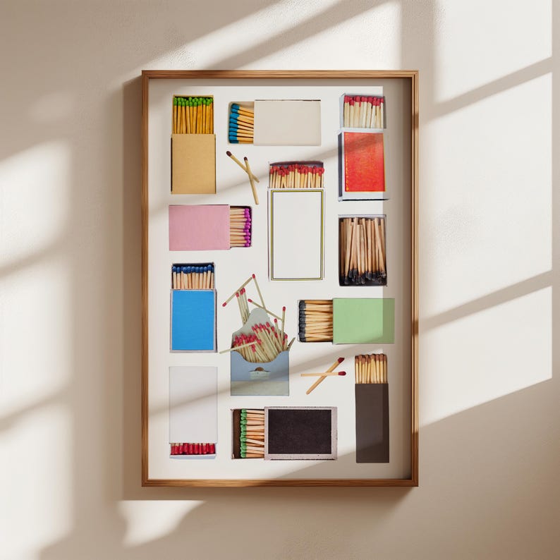 Custom Match Box Print, DIGITAL DOWNLOAD, Custom Wall Art - Etsy