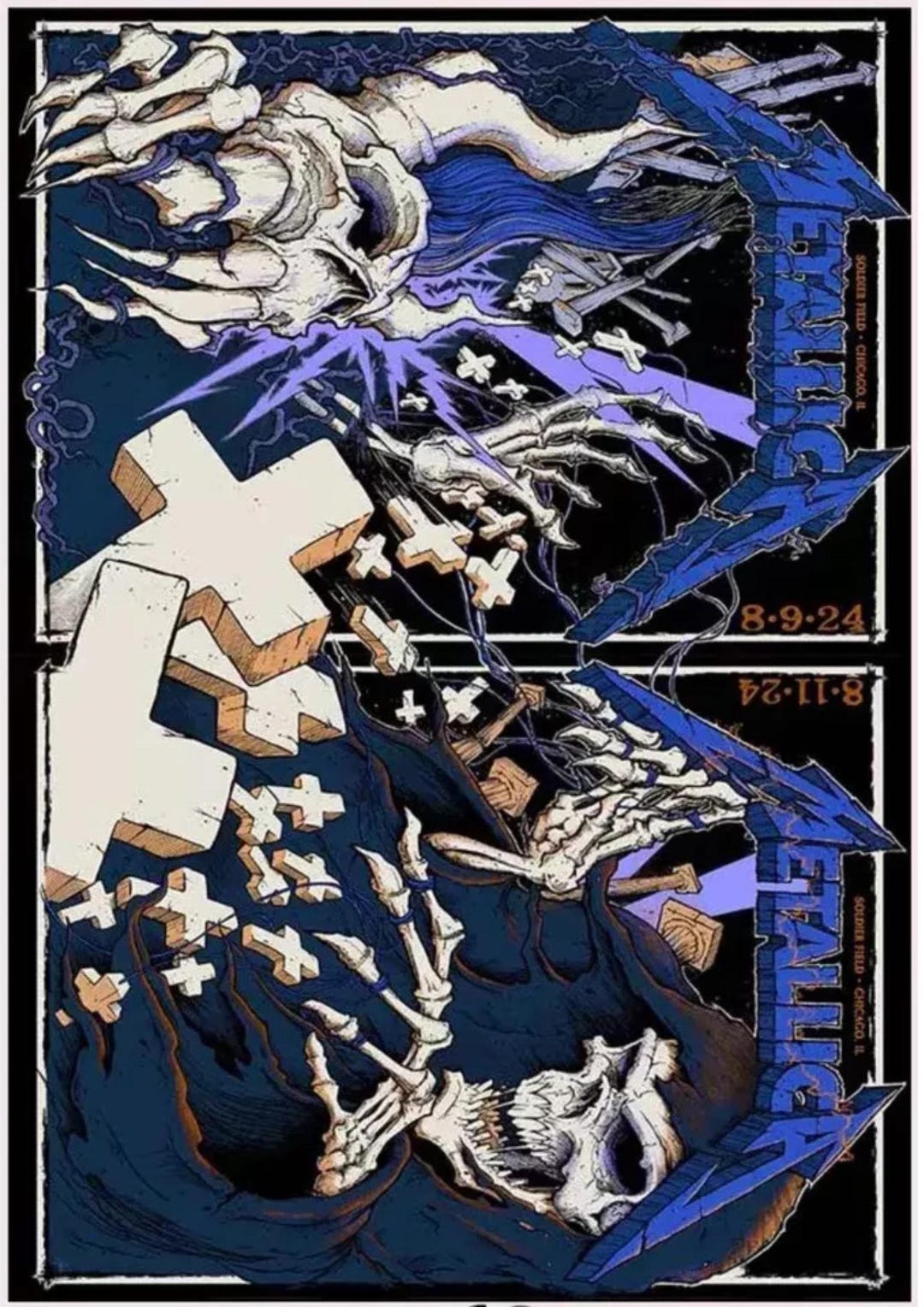 Metallicaa M72 Chicago IL US August 9 & 11 North American Tour 2024 ...