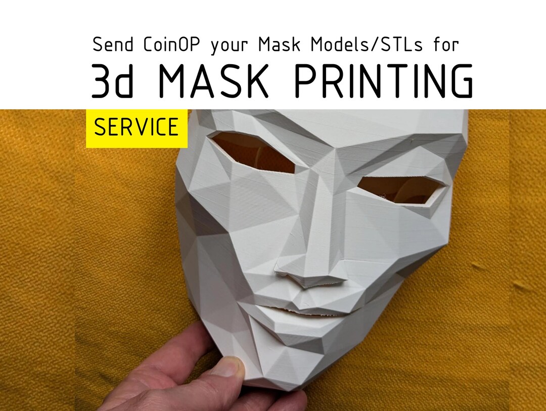 MASK - 3d Printing Service | Print on Demand Service FDM - Etsy UK