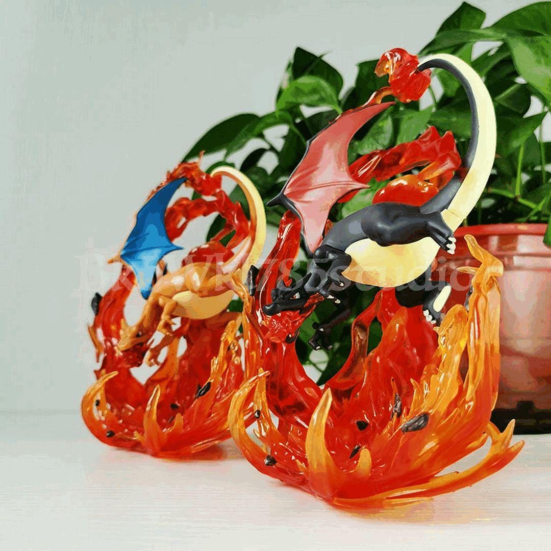 Charizard Action Figure PVC Model Statue for Kids - Etsy