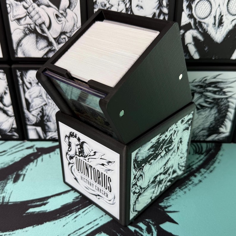 History Chaser Hinged Commander Deck Box | MTG EDH Card Storage Case ...