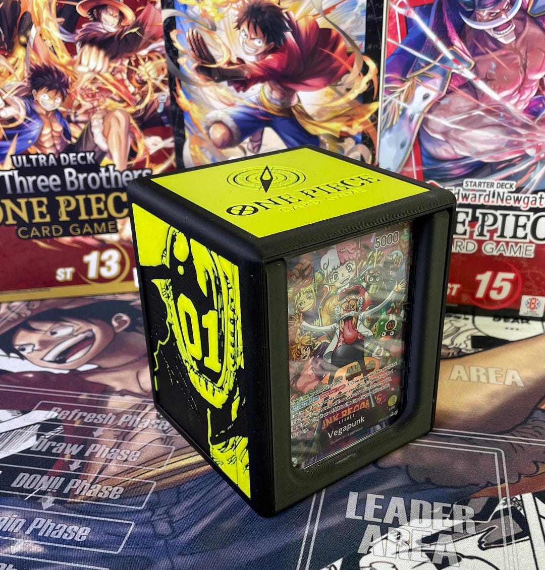 OPTCG DOUBLE WINDOWED Vegapunk Themed Deck Box!!! - Etsy