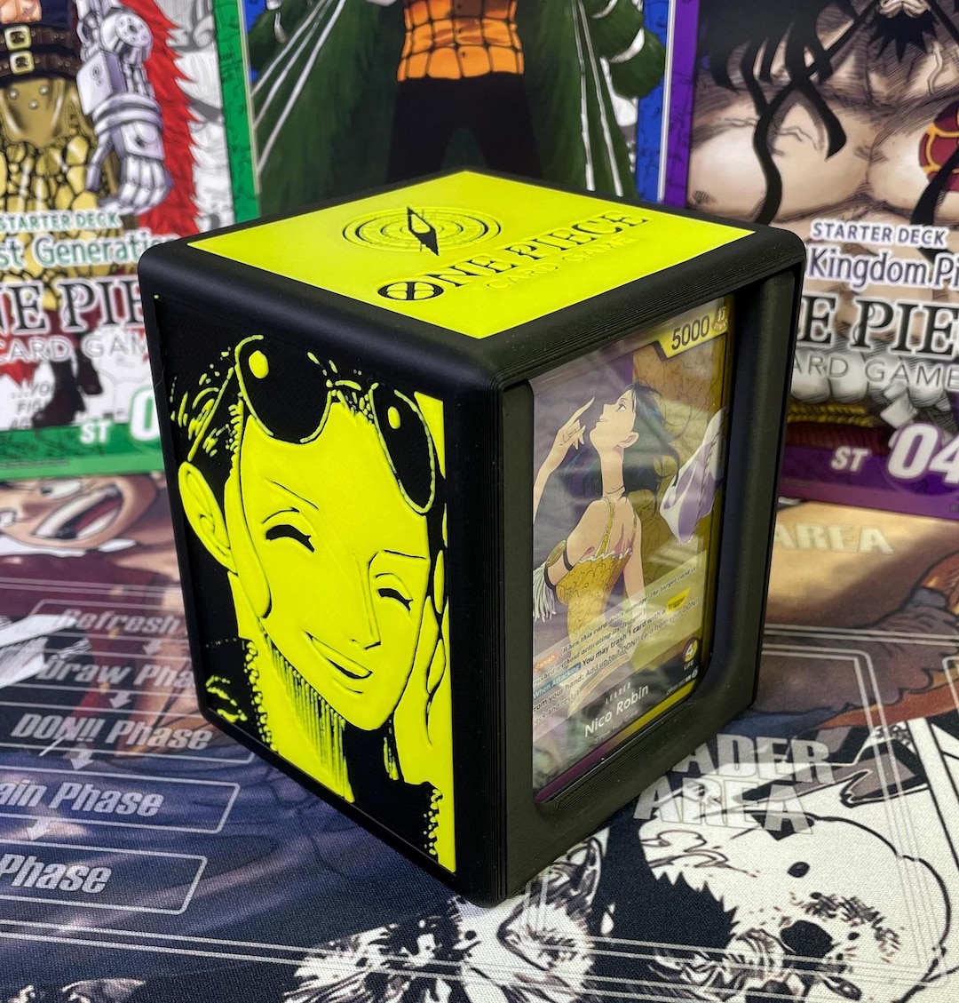 OPTCG DOUBLE WINDOWED Nico Robin Themed Deck Box!!! - Etsy