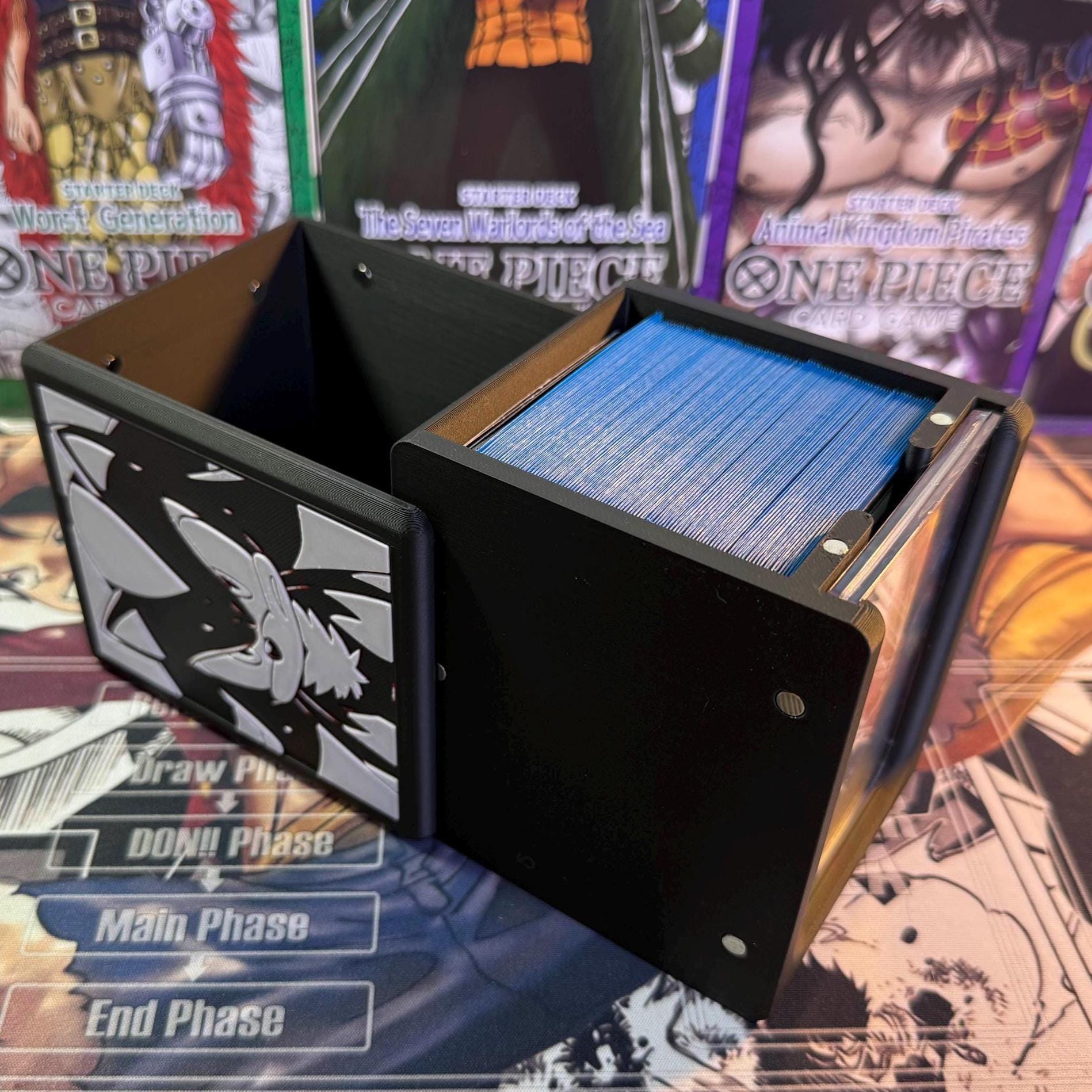 MTG Shadow and Maria Themed Hinged Commander Deck Box With Mini Snap ...