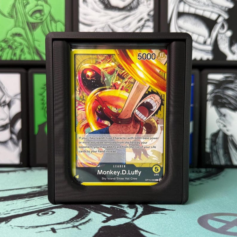 OPTCG Bell Luffy Double Windowed Deck Box | Leader & DON Display | Deck ...