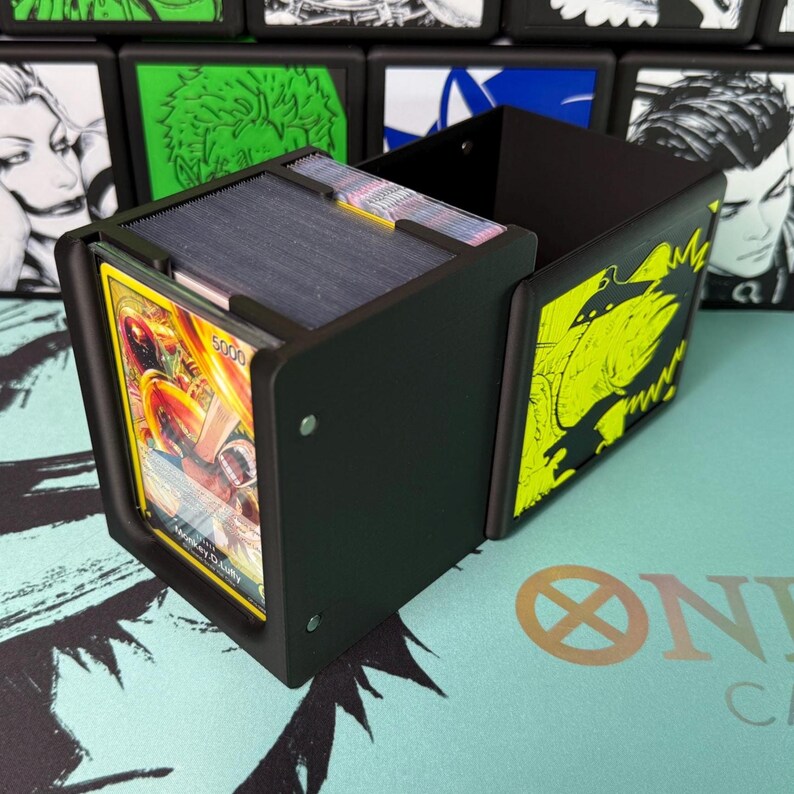 OPTCG Bell Luffy Double Windowed Deck Box | Leader & DON Display | Deck ...