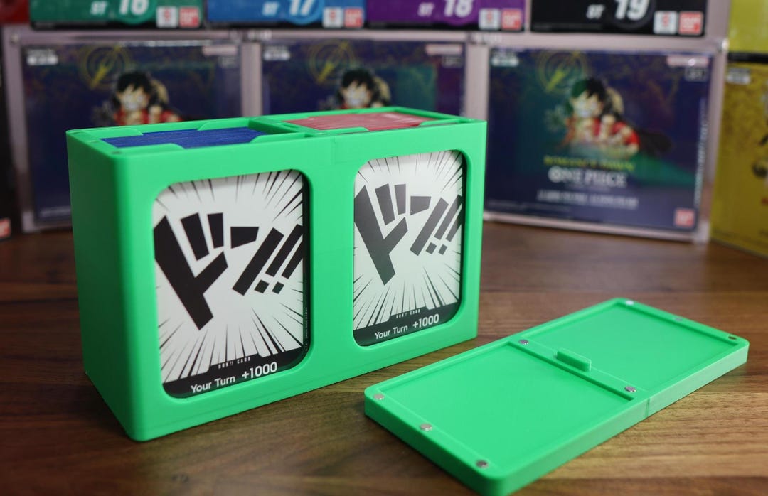 OPTCG Magnetic Double Deck Box With Leader and DON!!! Display! - Etsy