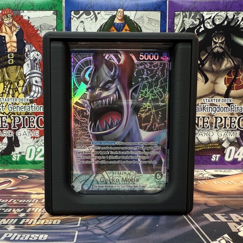 OPTCG DOUBLE WINDOWED Gecko Moria Themed Deck Box!!! - Etsy