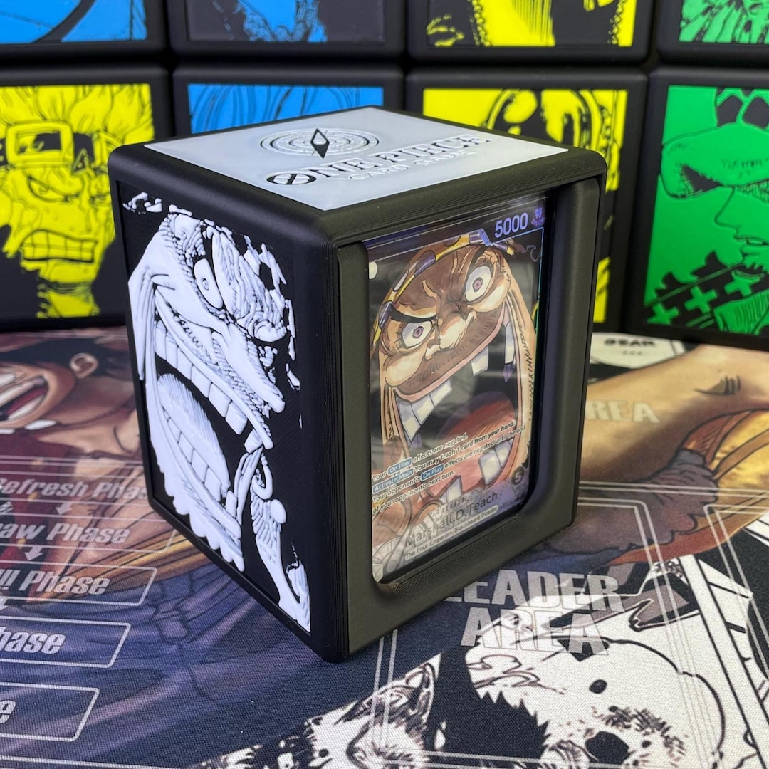 OPTCG DOUBLE WINDOWED Marshall D. Teach Themed Deck Box!!! - Etsy