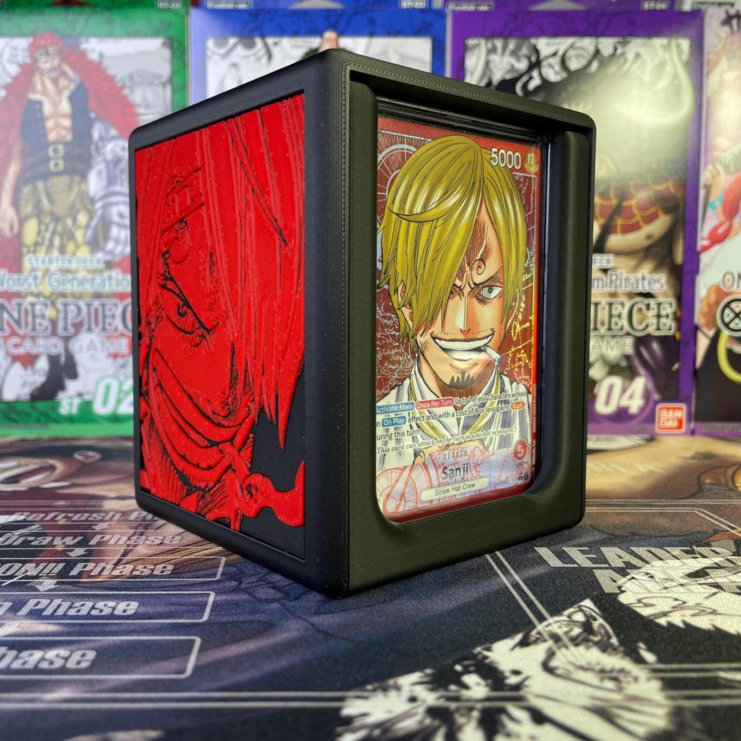 OPTCG DOUBLE WINDOWED Sanji Themed Deck Box!!! - Etsy