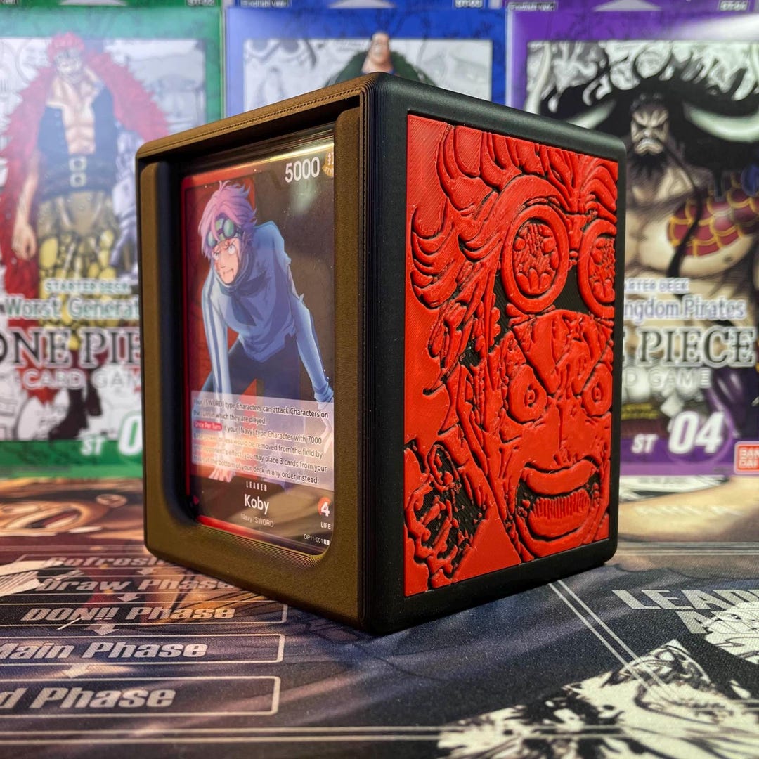 OPTCG DOUBLE WINDOWED Koby Themed Deck Box!!! - Etsy