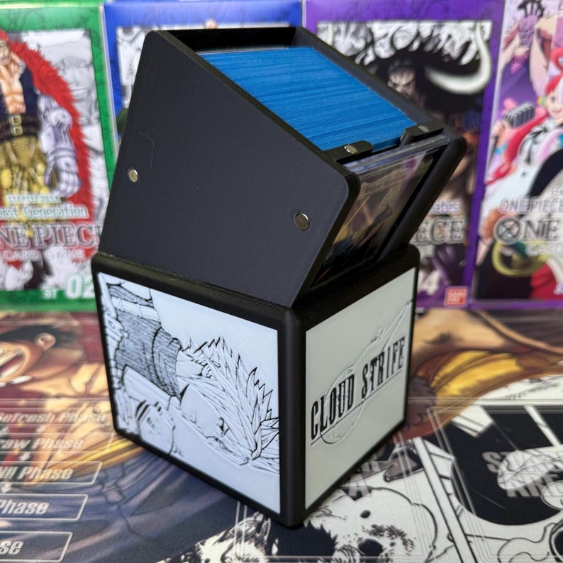 MTG Cloud Themed Hinged Commander Deck Box With Mini Snap!!! - Etsy