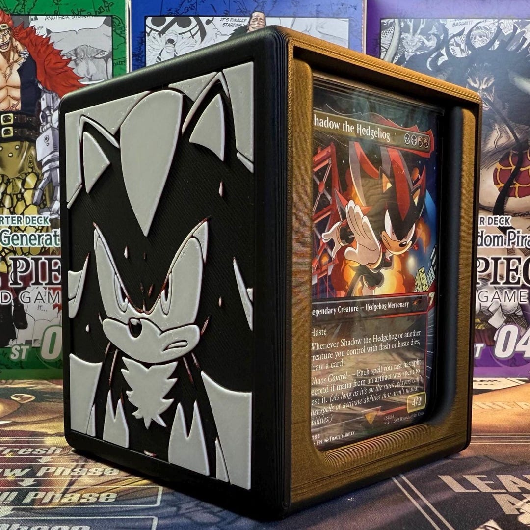 MTG Shadow and Maria Themed Hinged Commander Deck Box With Mini Snap ...