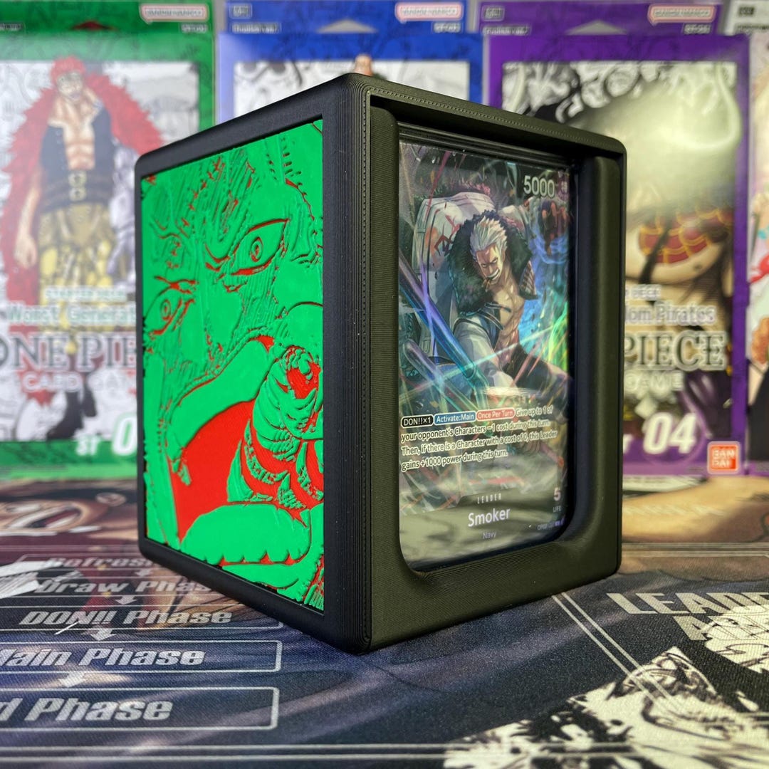 OPTCG DOUBLE WINDOWED Smoker Themed Deck Box!!! - Etsy