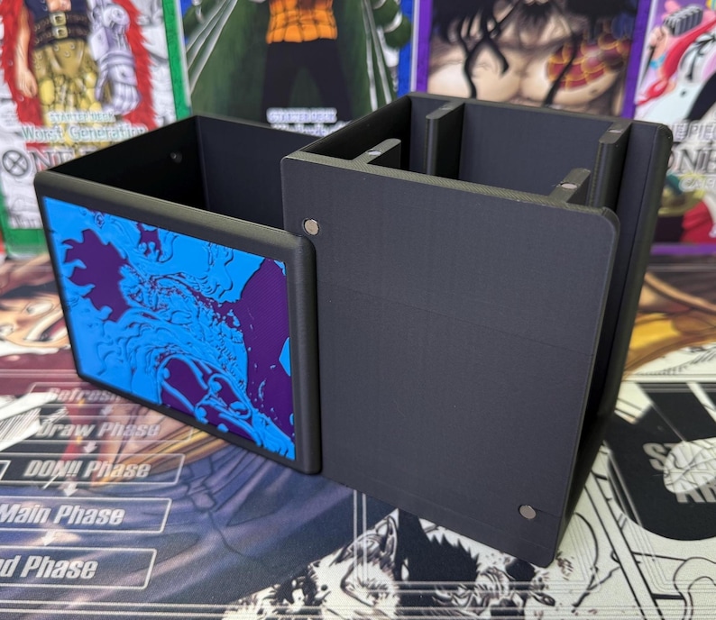 OPTCG WINDOWED UP Luffy Themed Deck Box | Fits One Touch Magnetic 35pt ...
