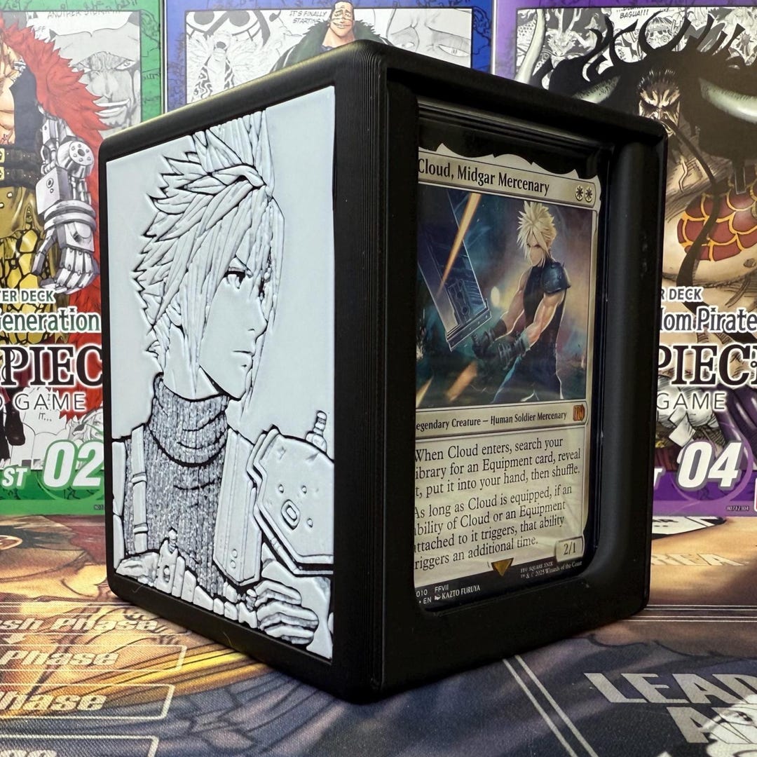 MTG Cloud Themed Hinged Commander Deck Box With Mini Snap!!! - Etsy
