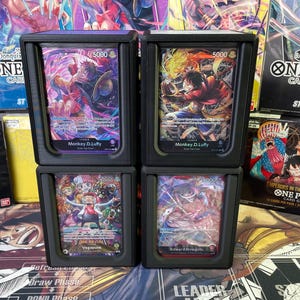 OPTCG DOUBLE WINDOWED Hinged Display Deck Box!!! - Etsy