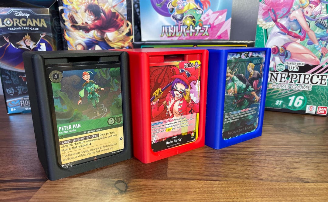 Windowed Display Deck Box for Lorcana/standard Mtg/optcg/pokémon Tcg - Etsy