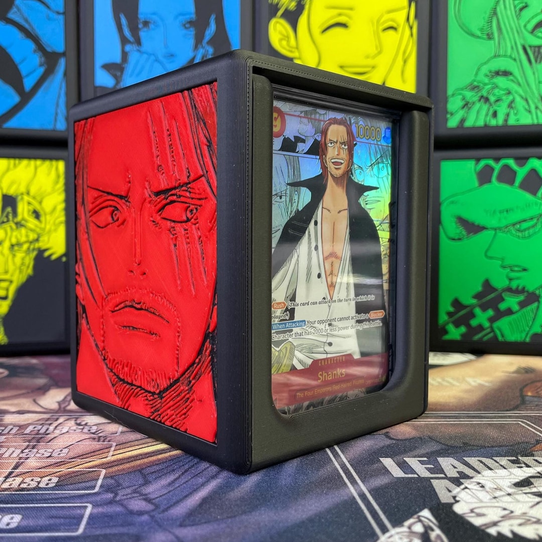 OPTCG DOUBLE WINDOWED Shanks Themed Deck Box!!! - Etsy