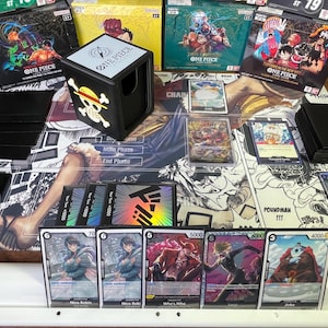 OPTCG DOUBLE WINDOWED Hinged Display Deck Box!!! - Etsy