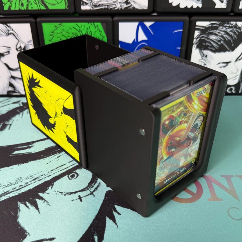 OPTCG Bell Luffy Double Windowed Deck Box | Leader & DON Display | Deck ...