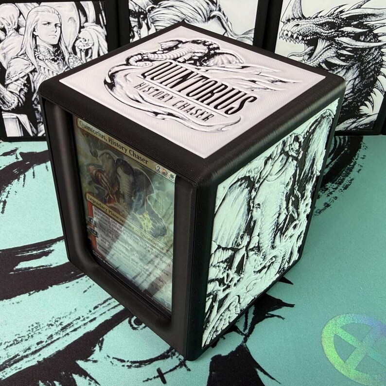 History Chaser Hinged Commander Deck Box | MTG EDH Card Storage Case ...