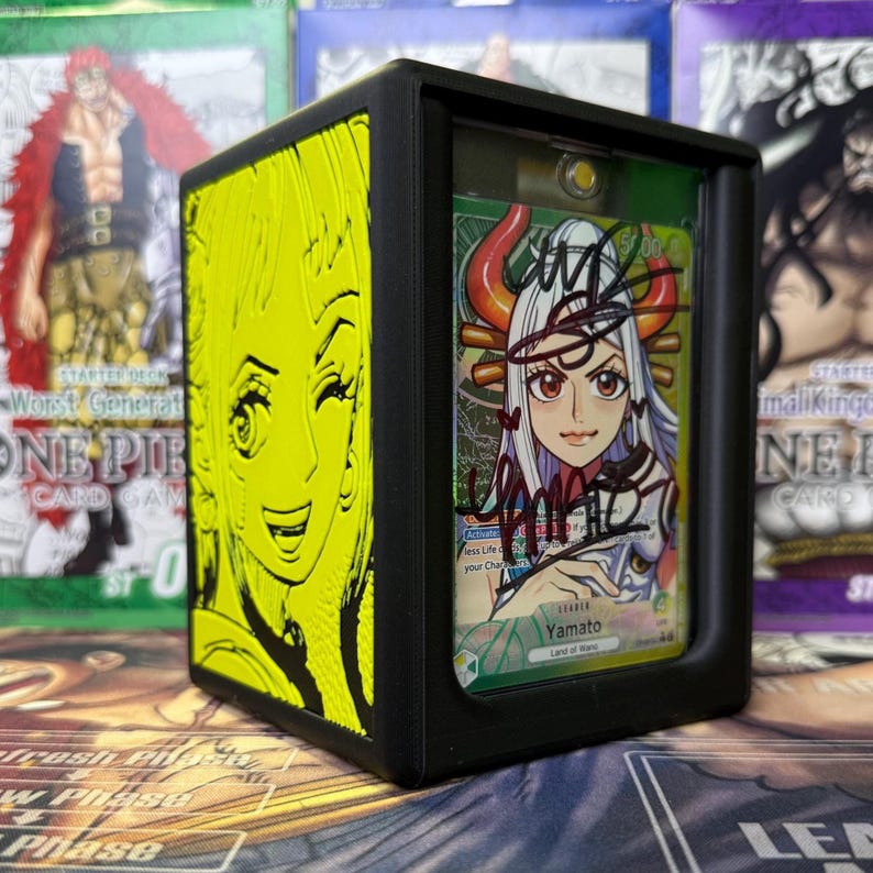 OPTCG WINDOWED Yamato Themed Deck Box | Fits One Touch Magnetic 35pt ...