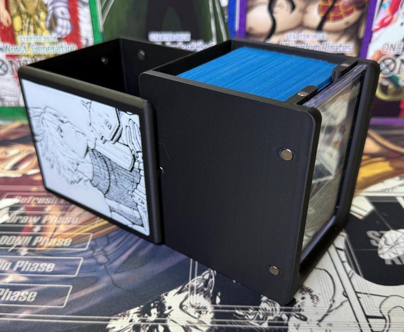 MTG Cloud Themed Hinged Commander Deck Box With Mini Snap!!! - Etsy