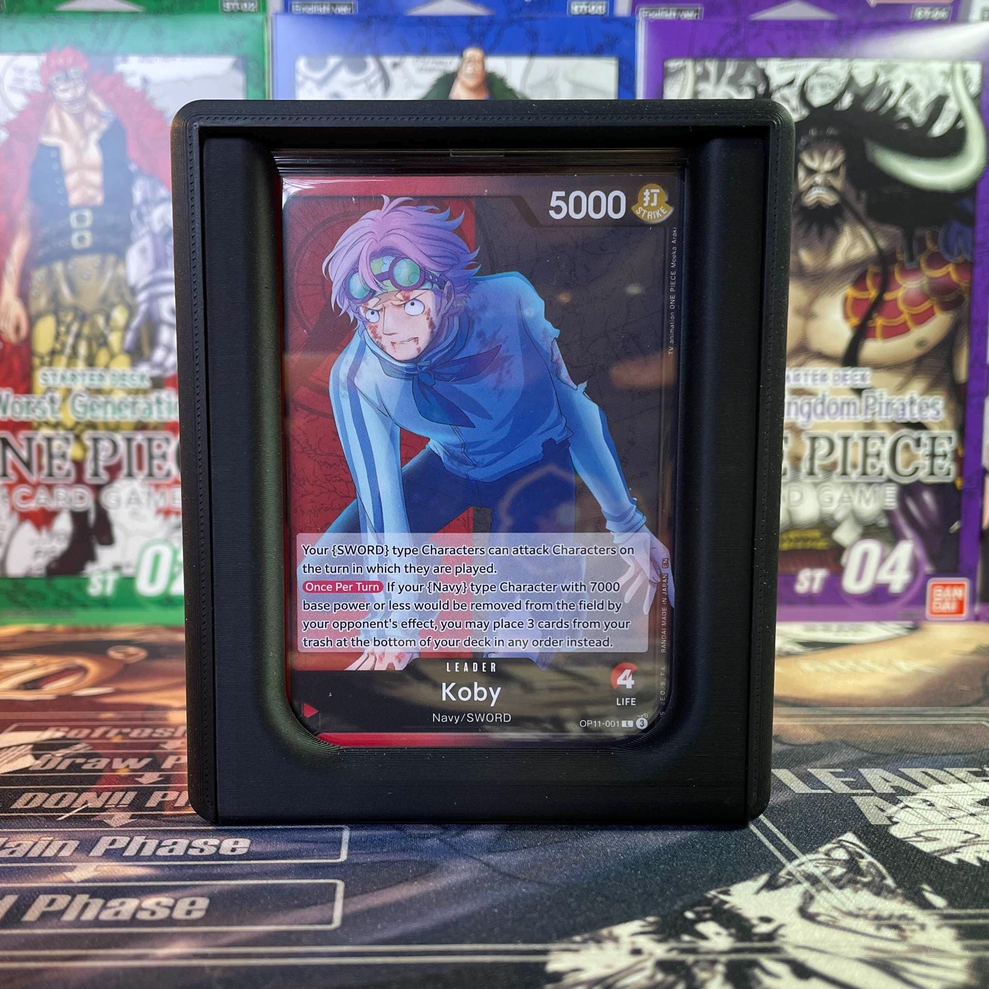 OPTCG DOUBLE WINDOWED Koby Themed Deck Box!!! - Etsy