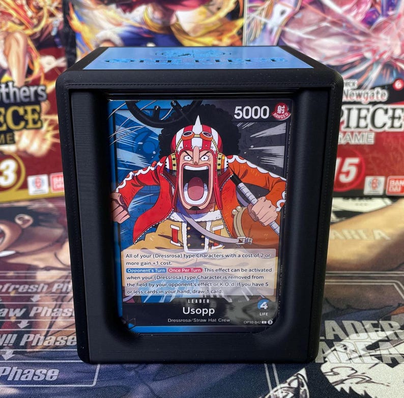 OPTCG DOUBLE WINDOWED God Usopp Themed Deck Box!!! - Etsy