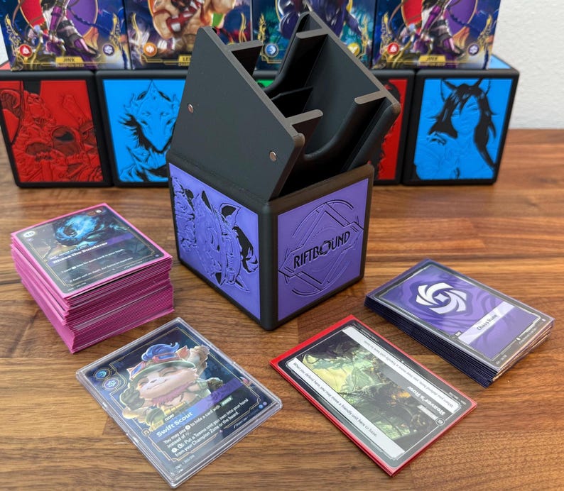 RBTCG DOUBLE WINDOWED Teemo Themed Deck Box!!! - Etsy