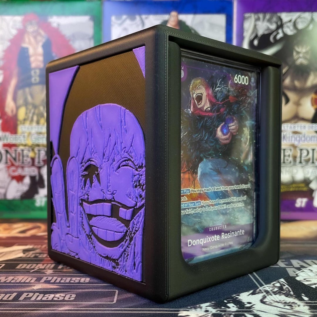 OPTCG DOUBLE WINDOWED Donquixote Rosinante Themed Deck Box!!! - Etsy
