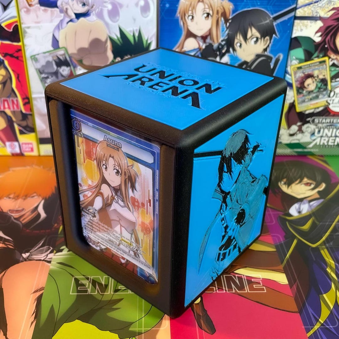Union Arena DOUBLE WINDOWED SAO Asuna/kirito Themed Deck Box!!! - Etsy