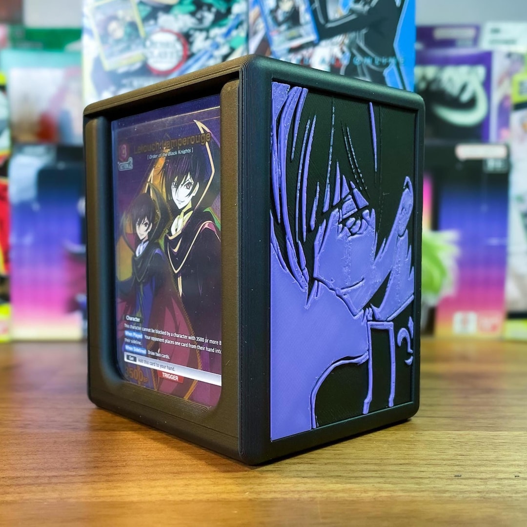 Union Arena DOUBLE WINDOWED Code Geass Lelouch/c.c. Themed Deck Box ...