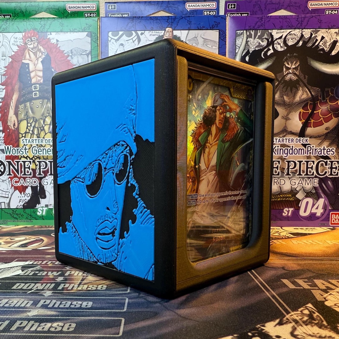 OPTCG DOUBLE WINDOWED Kuzan Themed Deck Box!!! - Etsy