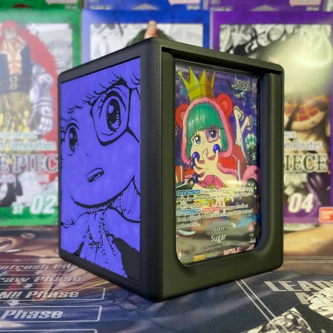OPTCG DOUBLE WINDOWED Sugar Themed Deck Box!!! - Etsy