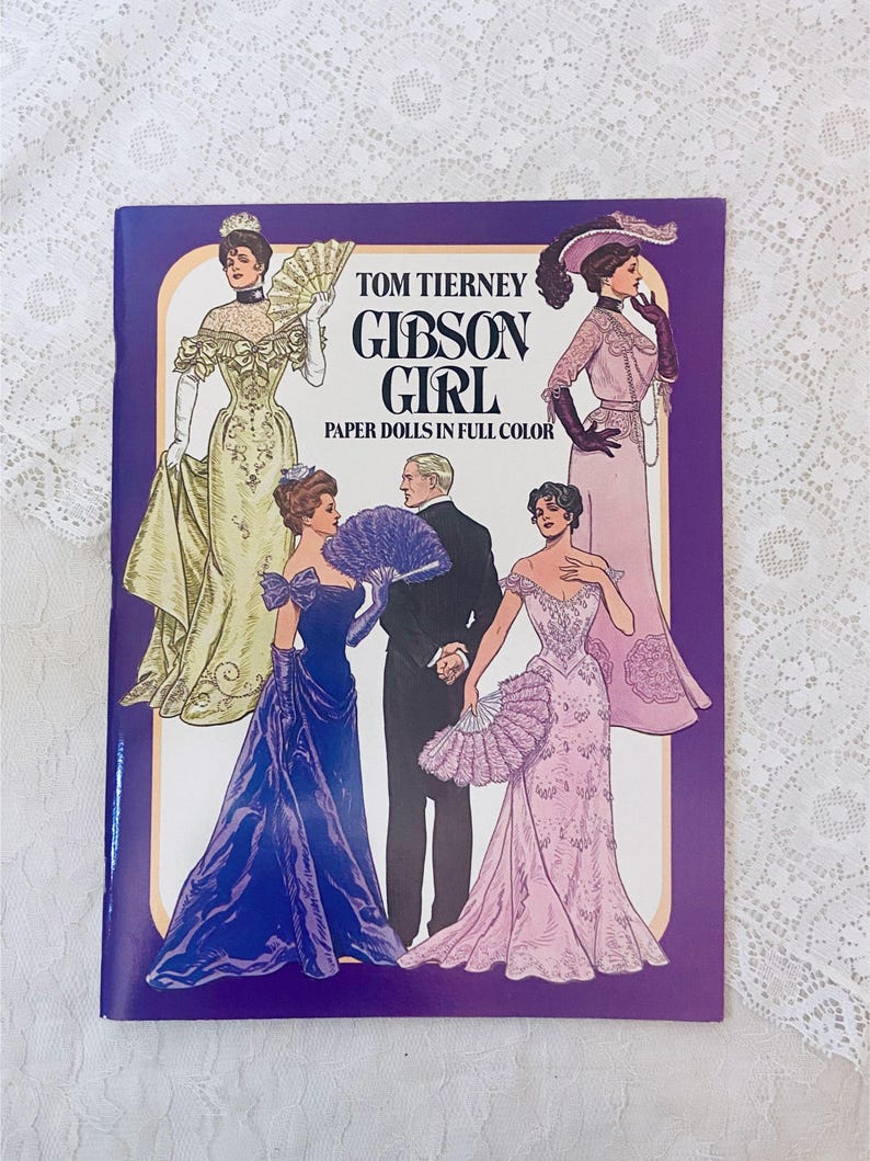 Gibson Girl Paper Dolls in Full Color | Tom Tierney | 1985 | Like New ...