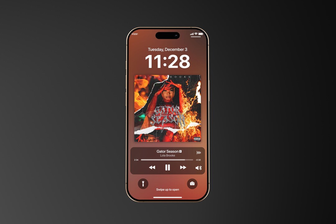 Apple Music Lock Screen Mockup - Etsy
