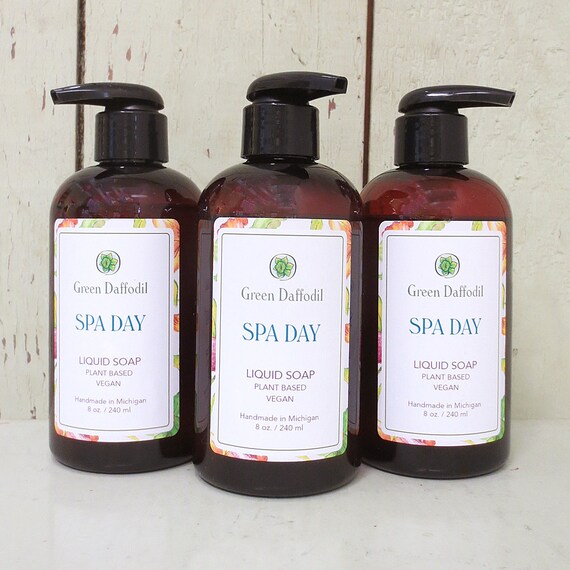 Spa Day Liquid Soap All Purpose Castile Base Green | Etsy