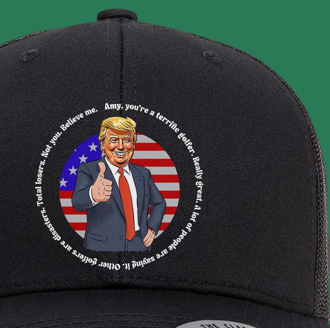 Trump Hat, Custom Trump Trucker Hat, Personalized Golf Trucker Hat ...
