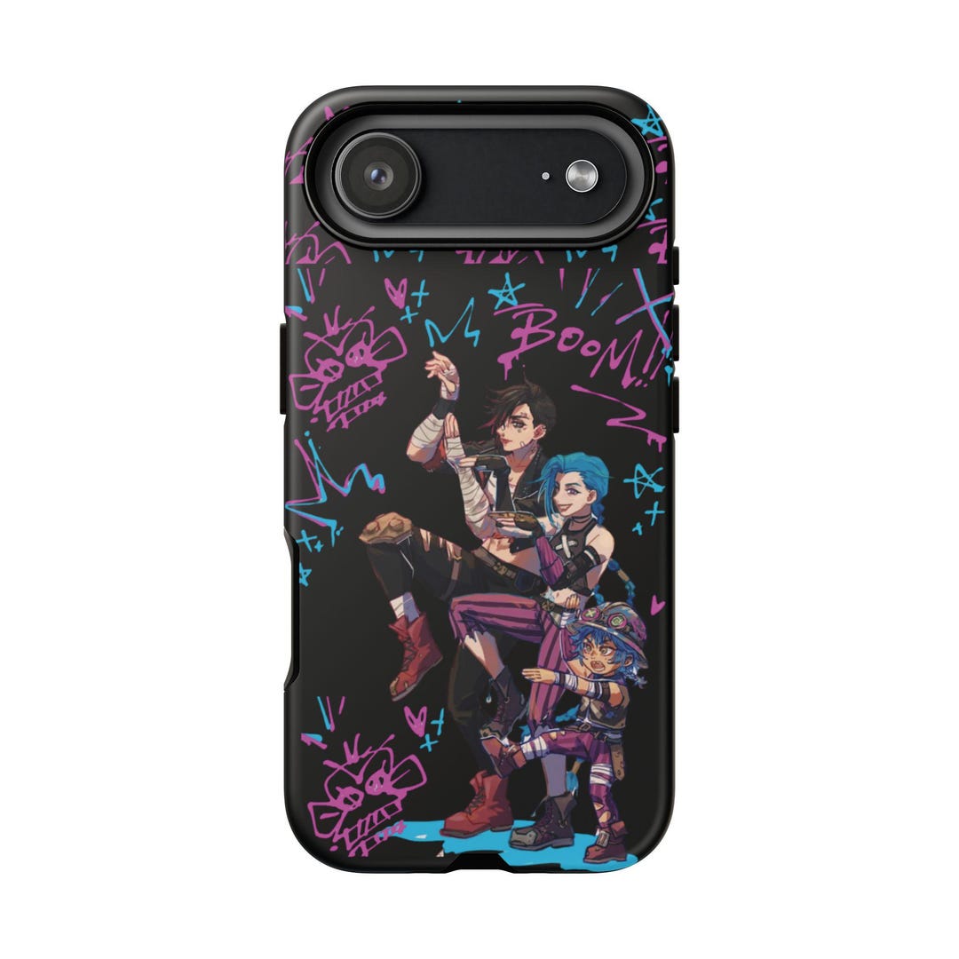 Arcane Jinx Phone Case - League of Legends Anime Art - Shockproof Tough ...