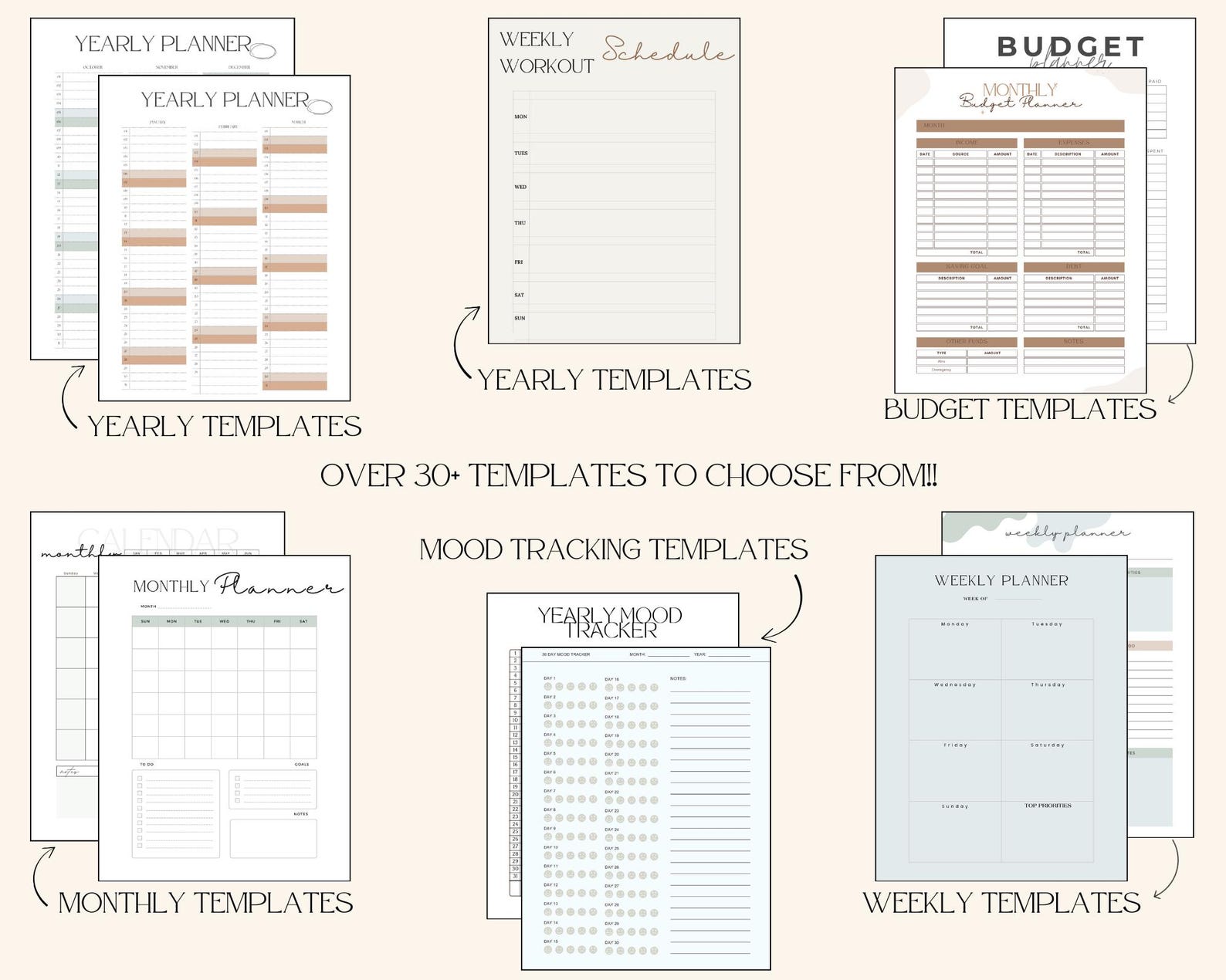 2025-2026 All-in-one Digital Planner is Used for Every Day, Weekly ...